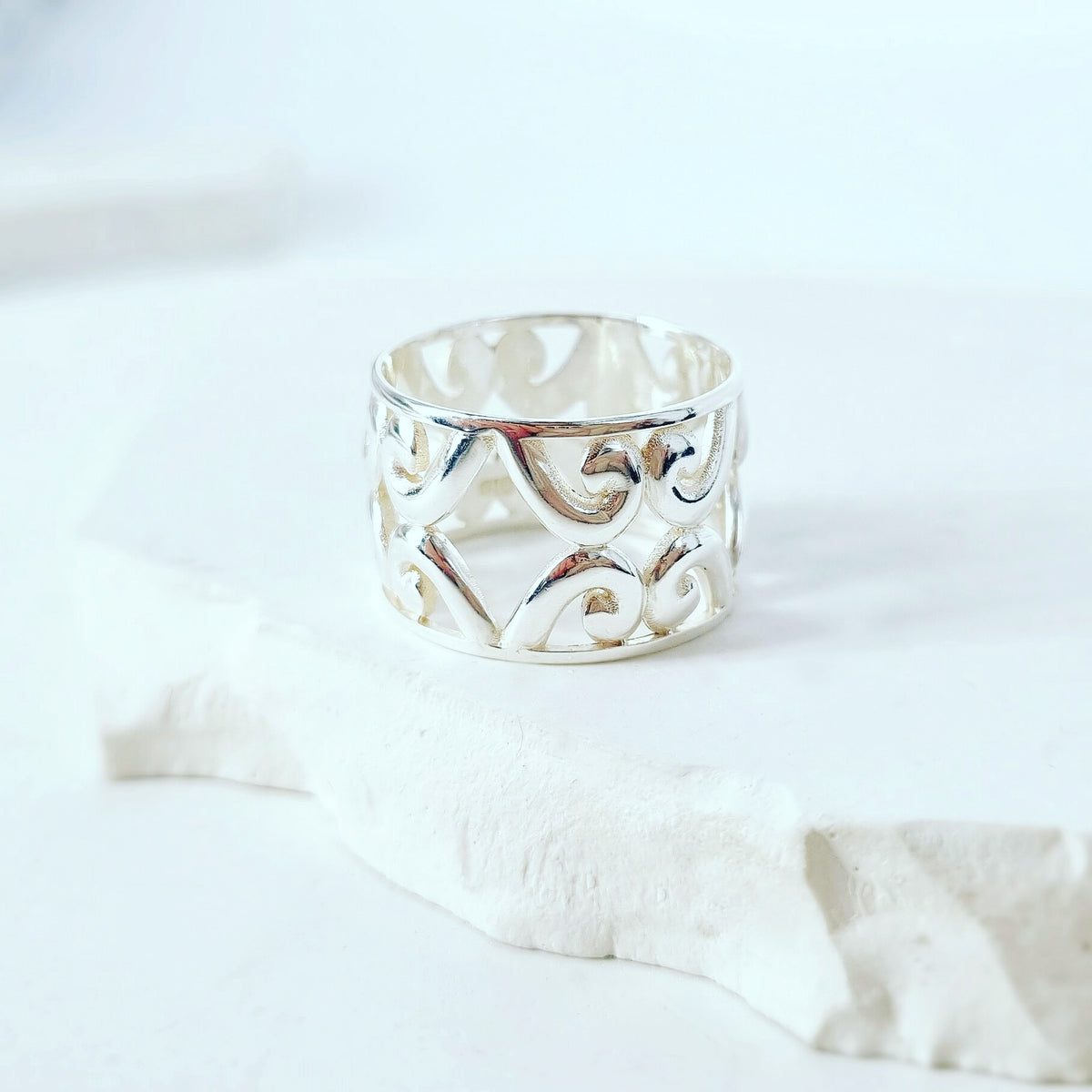 Māori Design Ring – Jewellery By Maree